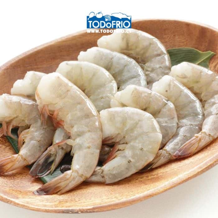 Camarón Ecuatoriano 36/40 con Cáscara Crudo IQF Premium 1Kg – TodoFrio ...
