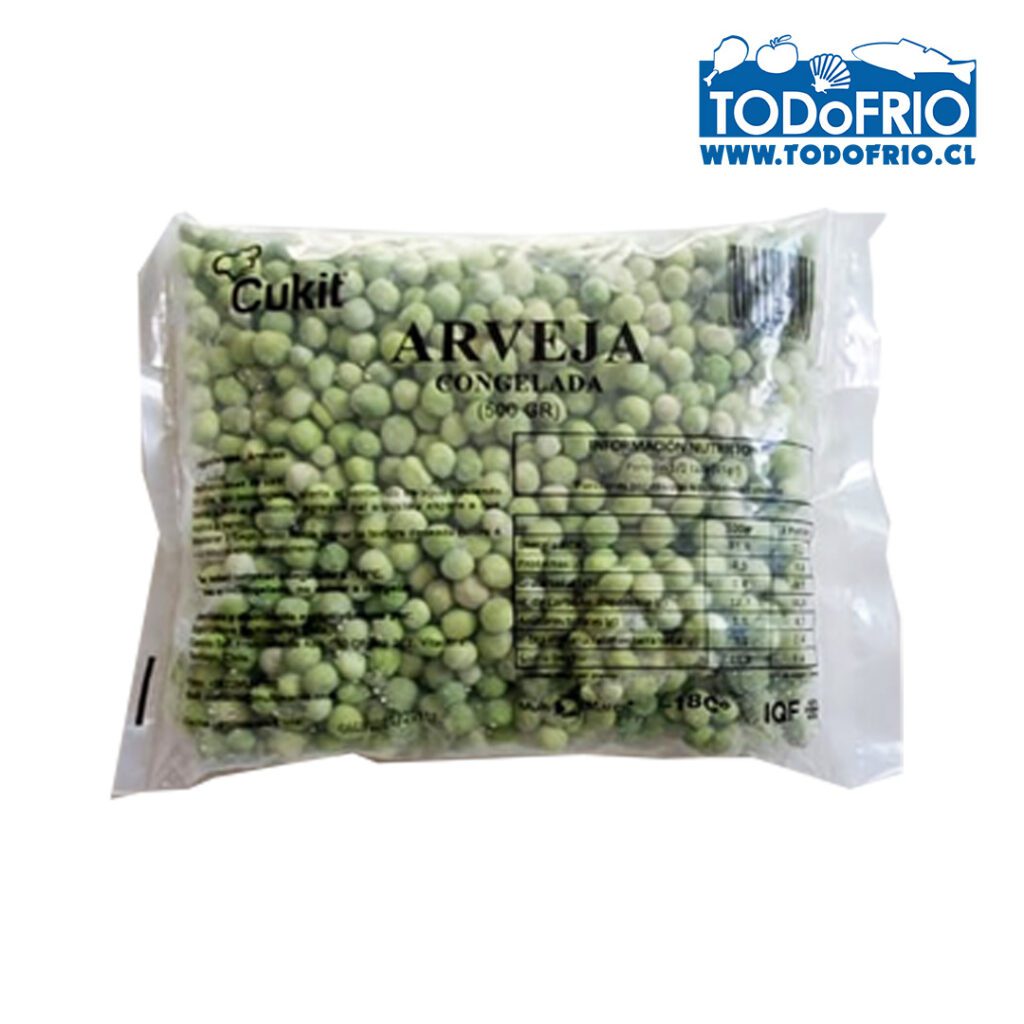 Arveja Congelada IQF 500g Cukit - TodoFrio :: Distribuidora Online de ...