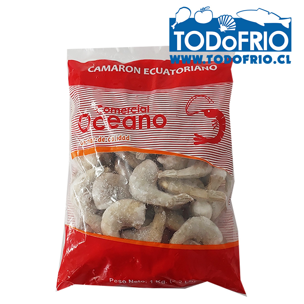 Camarón Ecuatoriano 36/40 Crudo Pelado Premium IQF – TodoFrio ...